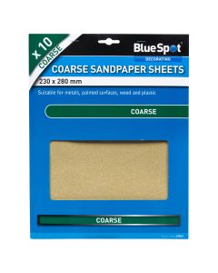 Pack of 10 Coarse Sandpaper Sheets – Highgate Horseware