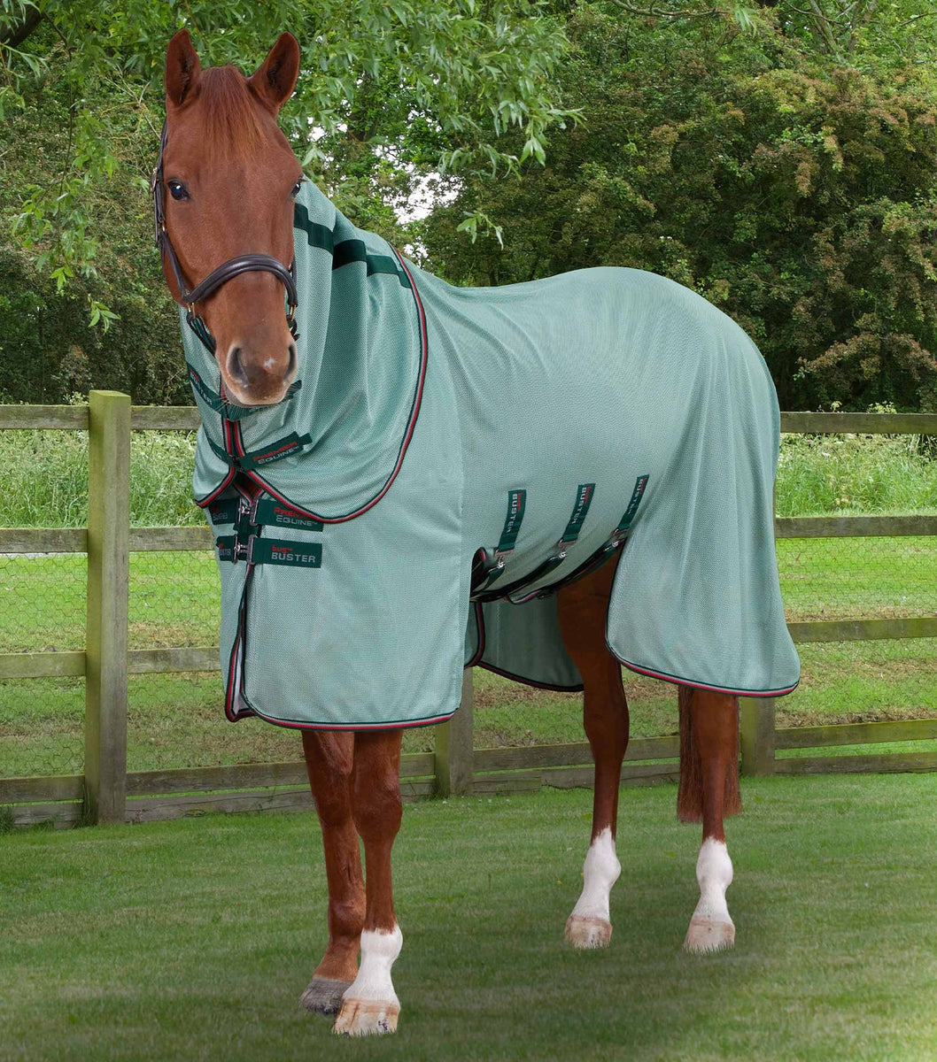 Bug Buster Fly Rug with Detachable Neck and Belly Flap – Highgate Horseware