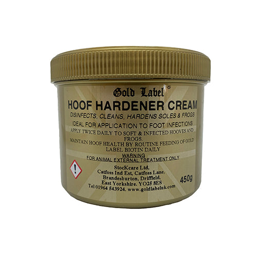 Gold Label Hoof Hardener Cream – Highgate Horseware